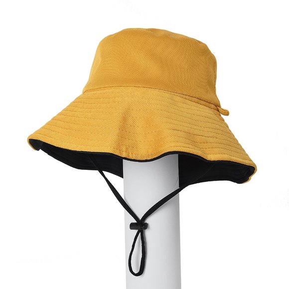 Accessories | Golden Black Reversible Adventure Sun Hat | Poshmark